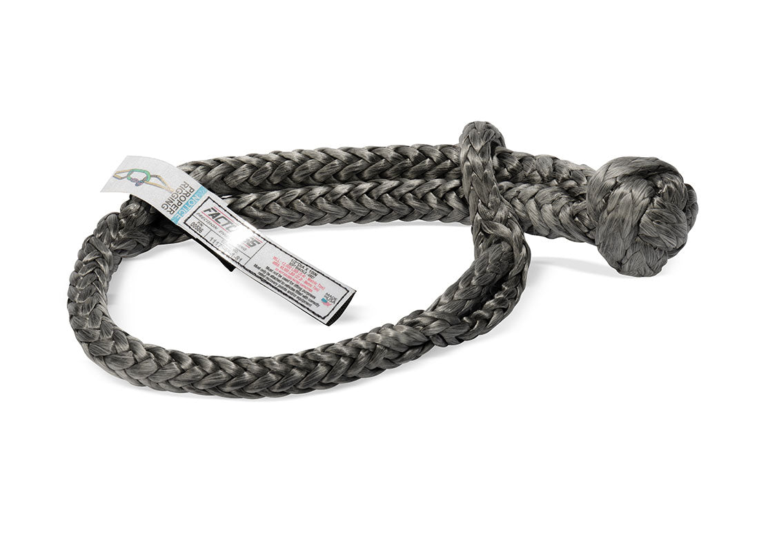 Standard Duty Soft Shackle 1/2" X 10" (gray) – Factor55